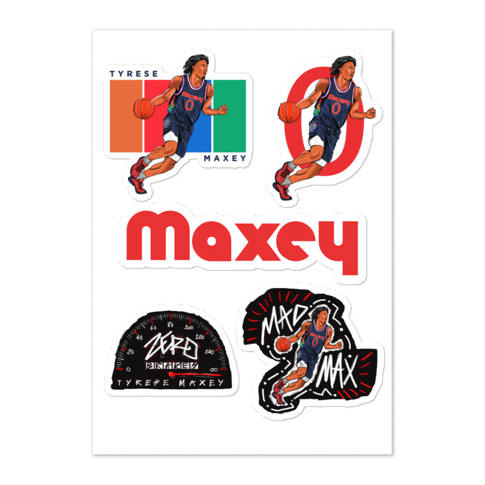 Maxey Sticker Sheet Spectrum Edition – Sixth Man Shop